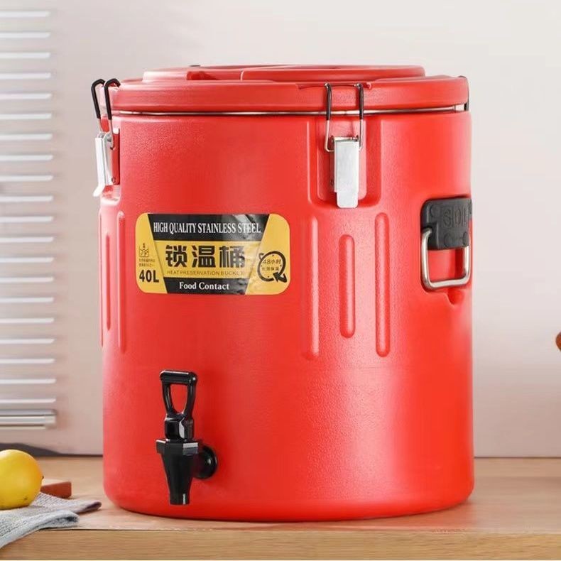 Insulated Stainless Steel Commercial Extra Long Rice Warmer Soup Bucket ...