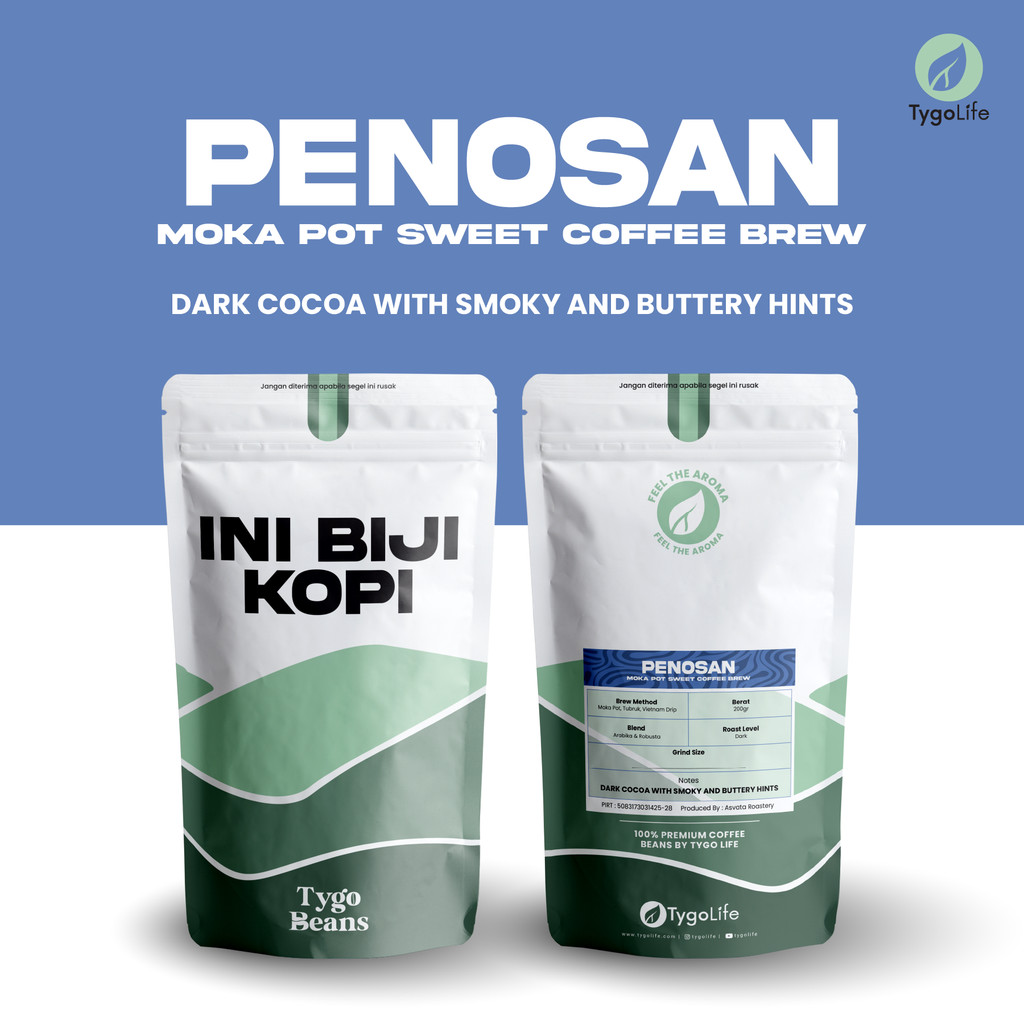 LOKAL TYGO BEANS 200GR HOUSE BLEND ROBUSTA ARABICA LOCAL QUALITY MOKA ...