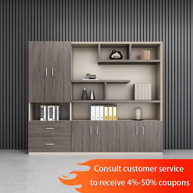 Boss File Cabinet Data Cabinet Cabinet with Lock Storage Office Wooden ...