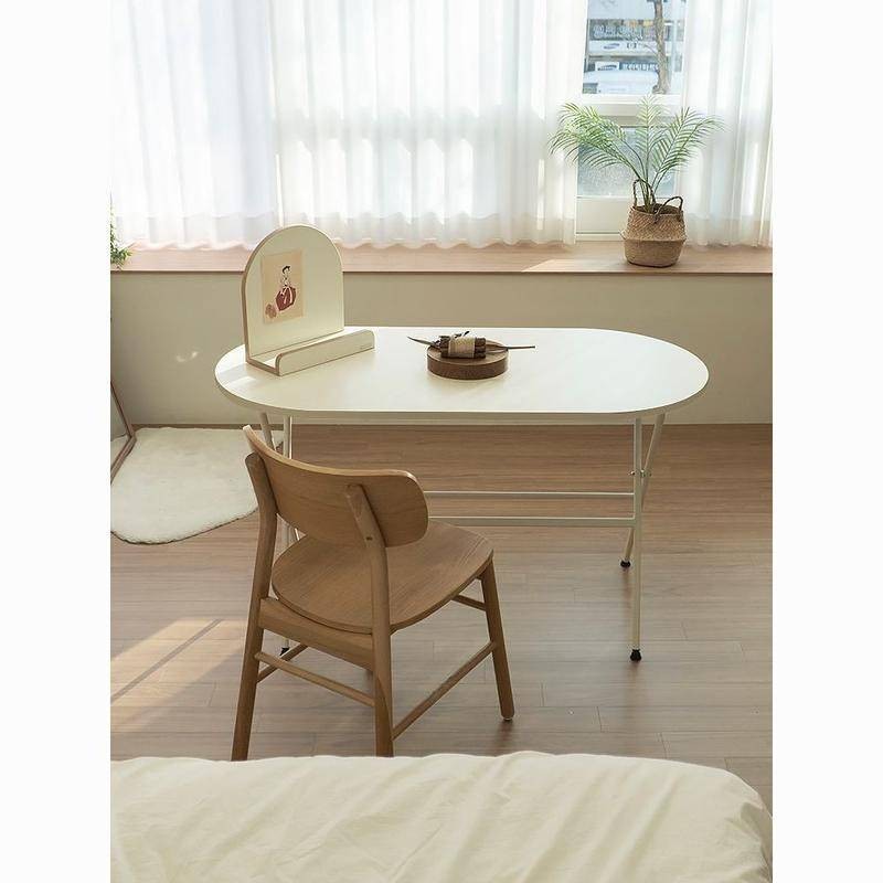 Folding table Small dining table Simple folding table Home dining table ...