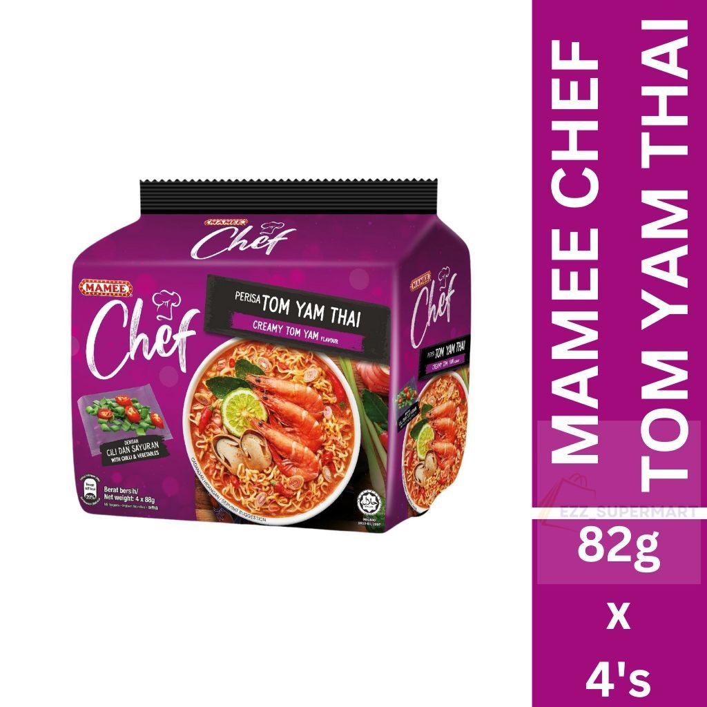 MAMEE Chef Tom Yam Thai (82g x 4's) | Shopee Singapore
