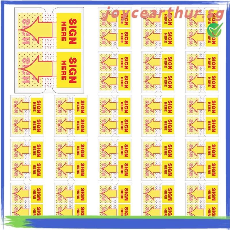 {joycearthur.sg}300 Piece Sign Here Tabs Sign Here Flags with Dispenser ...