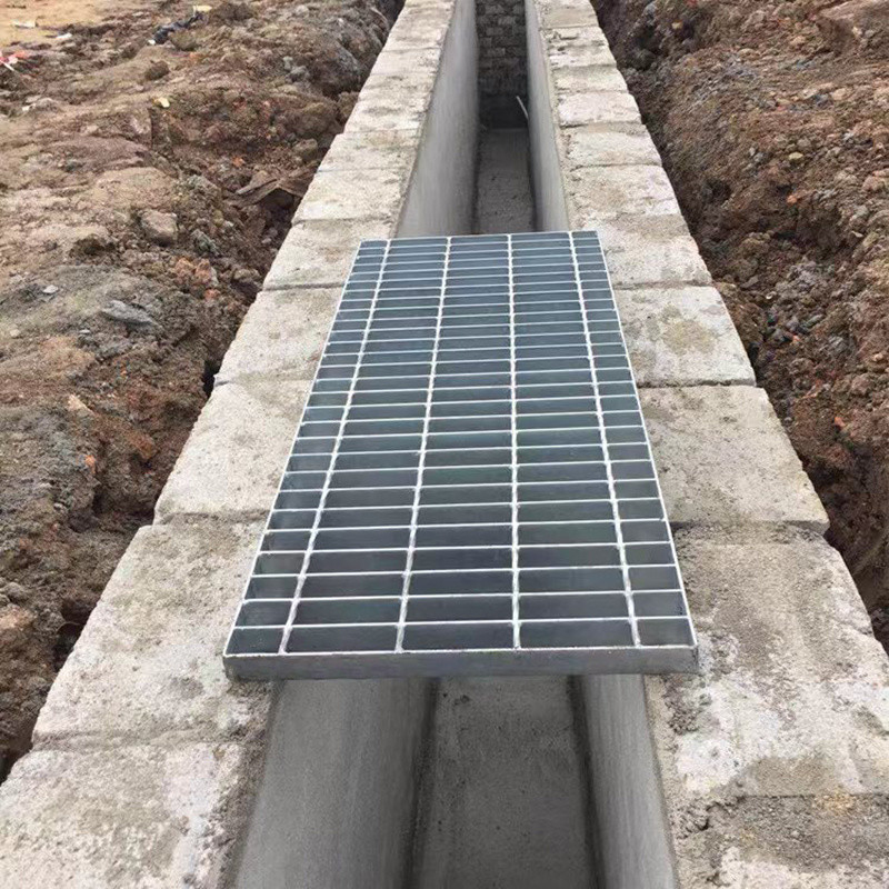 Galvanized Steel Grating Gutter Cover Grate Sewer CoverPlatform Steel ...