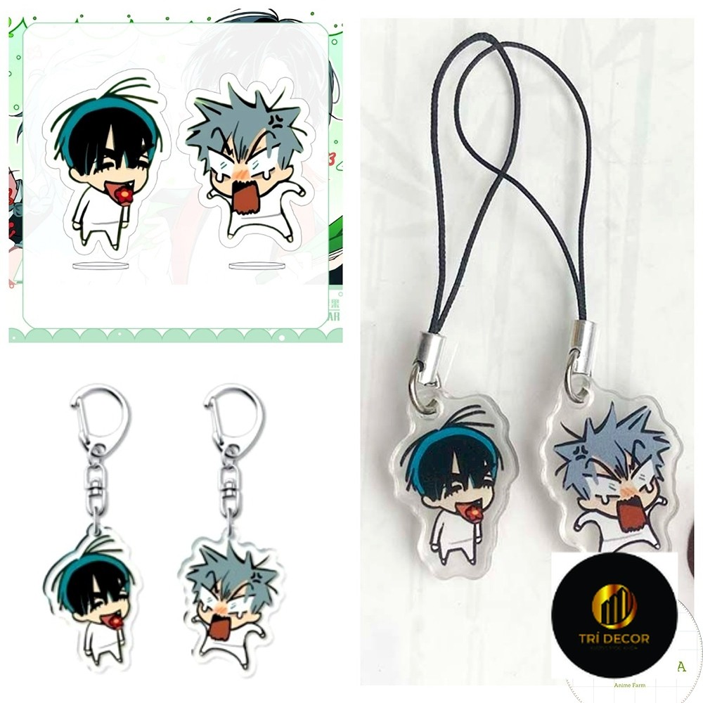 Alien STAGE 3cm Standee phone lanyard keychain printed with mica in ...