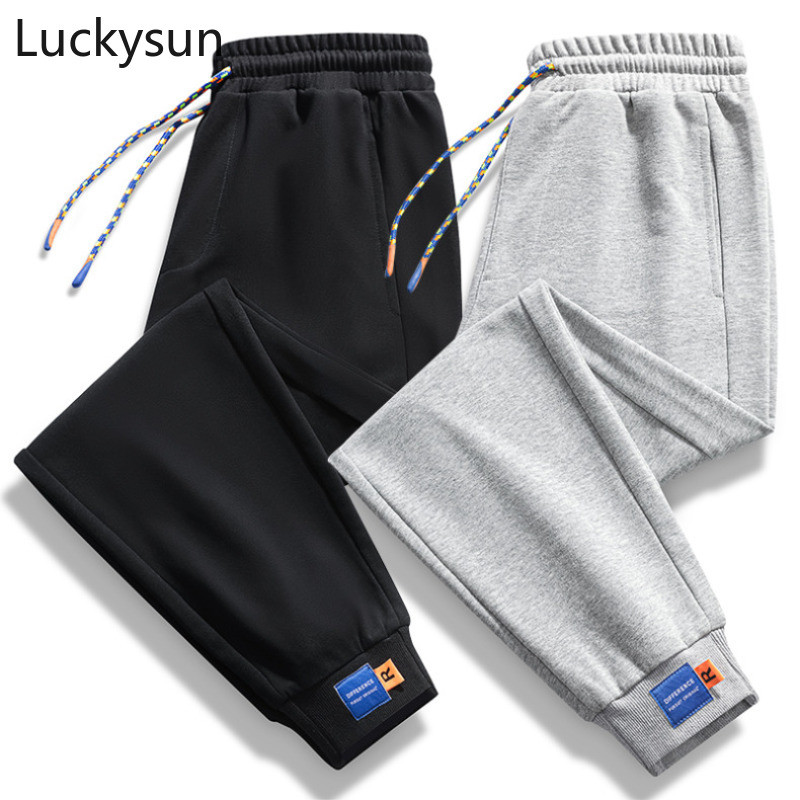 [M-8XL] Plus Size Pants Men Elastic Band Sweat Absorbing Breathable ...