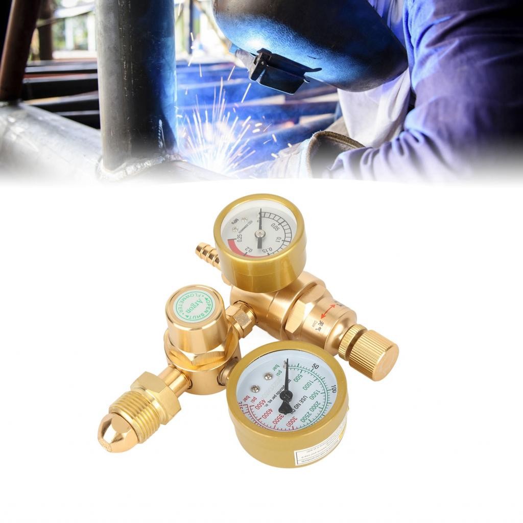 Allinit Welding Gas Gauge Welder Regulator Agron CO2 Meter Valve MIG ...