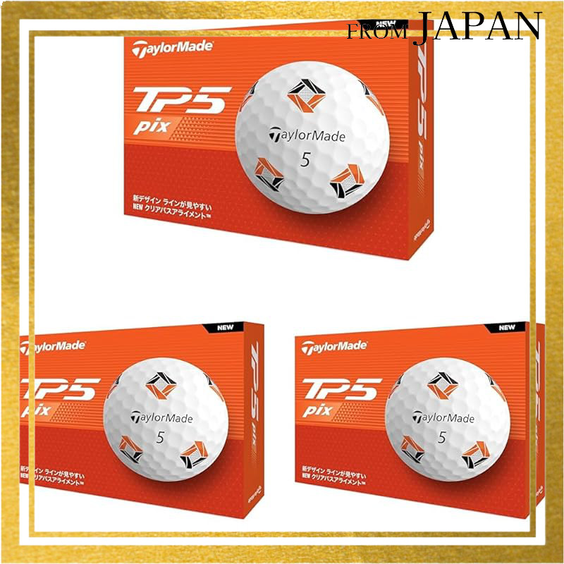 TaylorMade 2024 Official Japanese Product TP5 Pix Series Golf Balls 1 ...