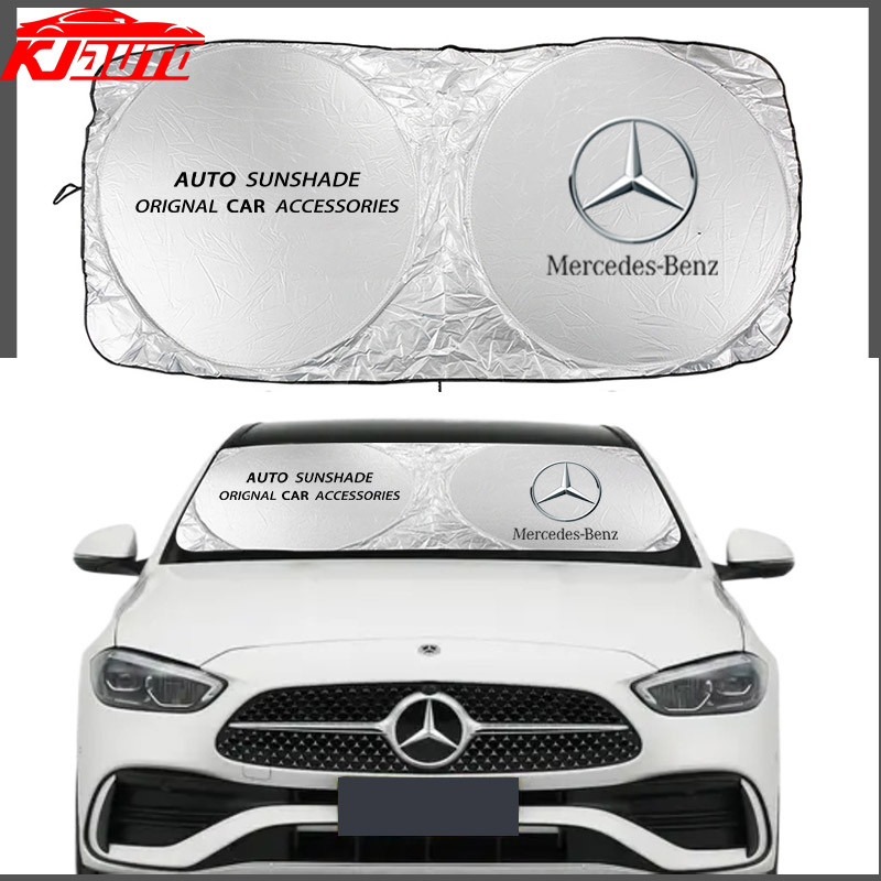 Mercedes Benz Car Windshield Front Sun Shade Cover For Benz W203 W204 ...