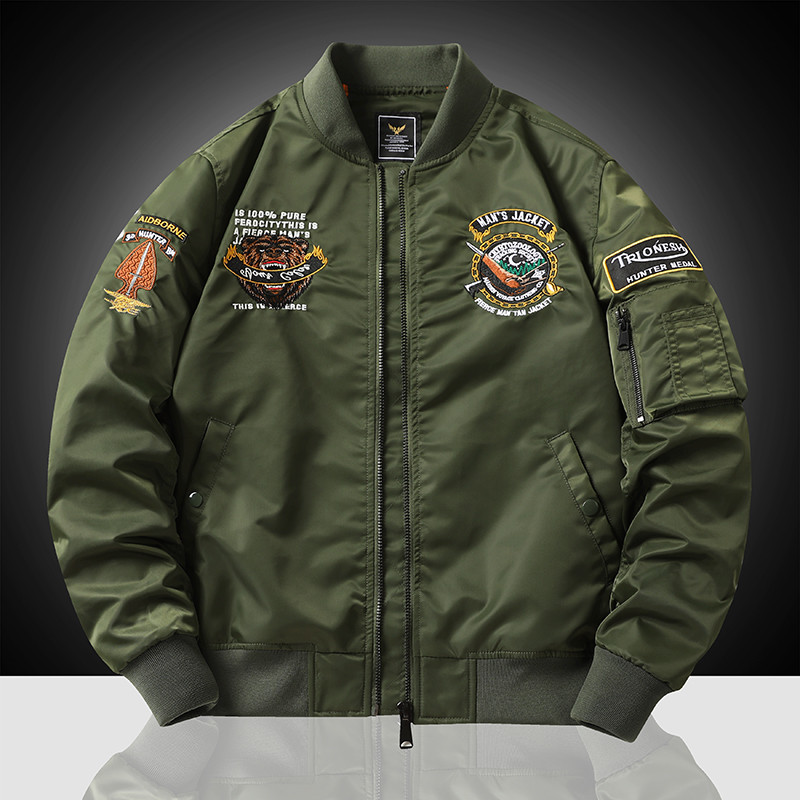 New Fashion Professional Fashion Air Force ma1 Pilot Embroidered ...
