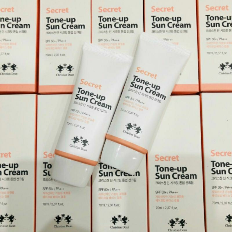 Secret tone-up sunscreen SunCream SPF50+/PA+++ Korea (70ml). | Shopee ...