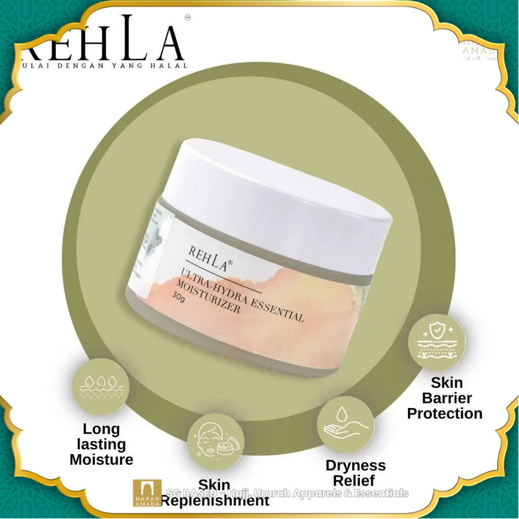 Rehla Ihram Friendly - Ultra Hydra Essential Moisturiser (30g) | Shopee ...