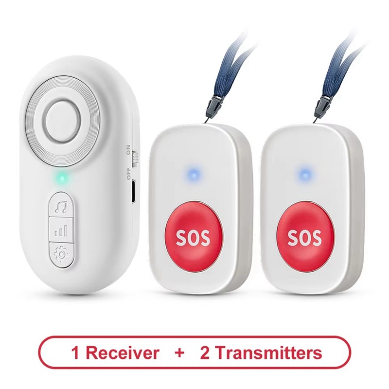 Q26 Wireless Smart Doorbell Care Doorbell Elderly Emergency Call Device ...