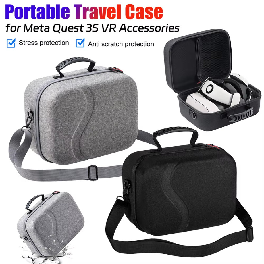 For Oculus Quest 3s / 3 /2 Headwear Organiser Black Grey Simple Large ...