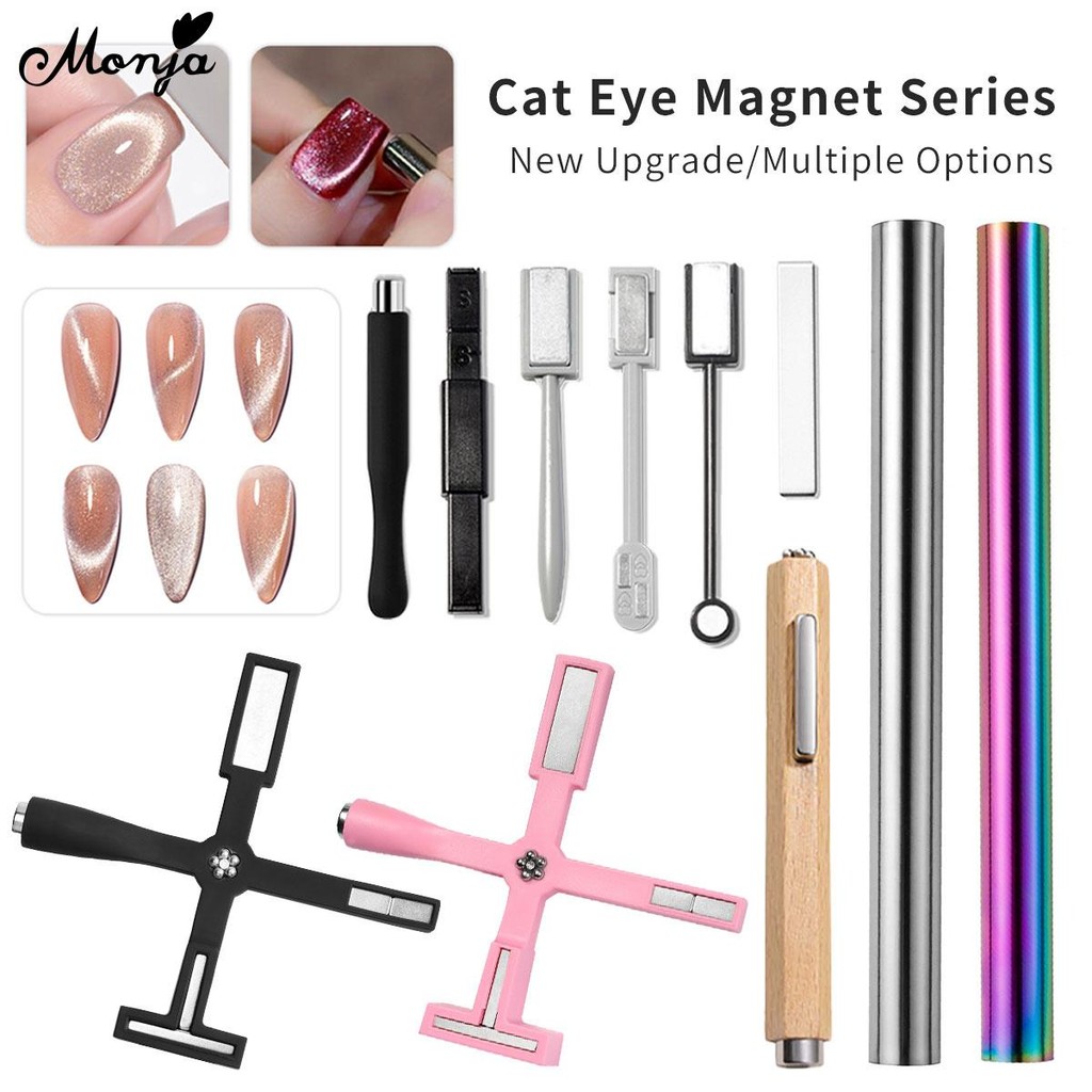 Monja Multifunctional Cat Eye Magnet Black Silicone Sleeve Cat Eye ...