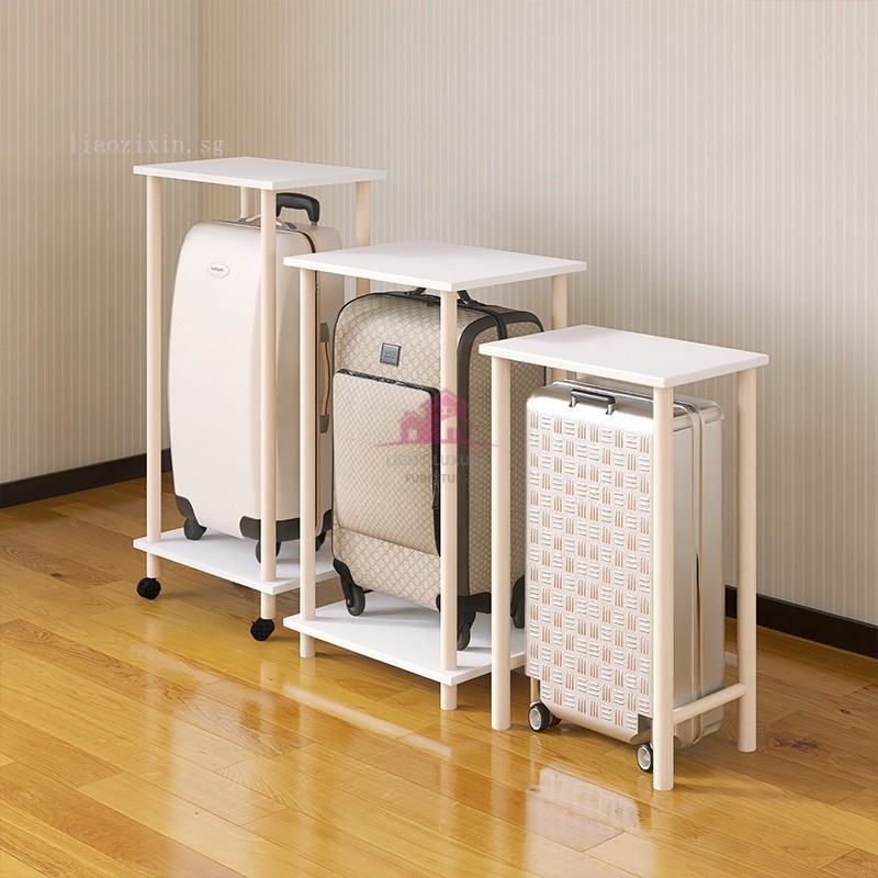 Luggage Storage Rack Storage Suitcase Double-Layer Floor Storage Rack ...