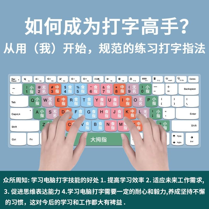 Typing Fingering Practice Keyboard Film Primary School Students Fourth ...