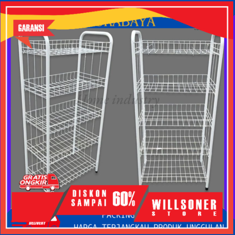 Jumbo multi-purpose rack stacking 5/chiki rack/Iron rack/Shop rack ...