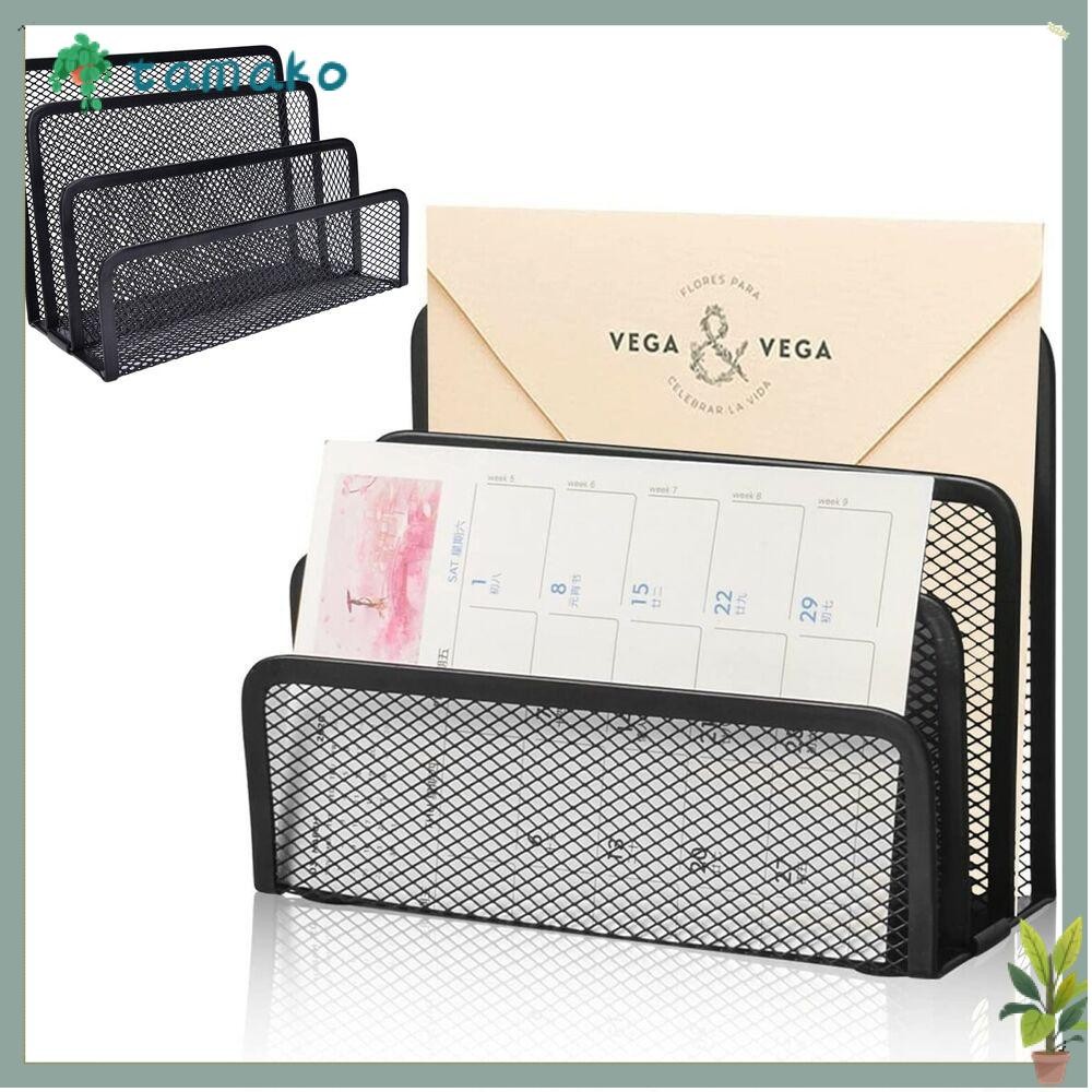 TAMAKO File Storage Rack Organiser Business Card Shelf Book Holder ...