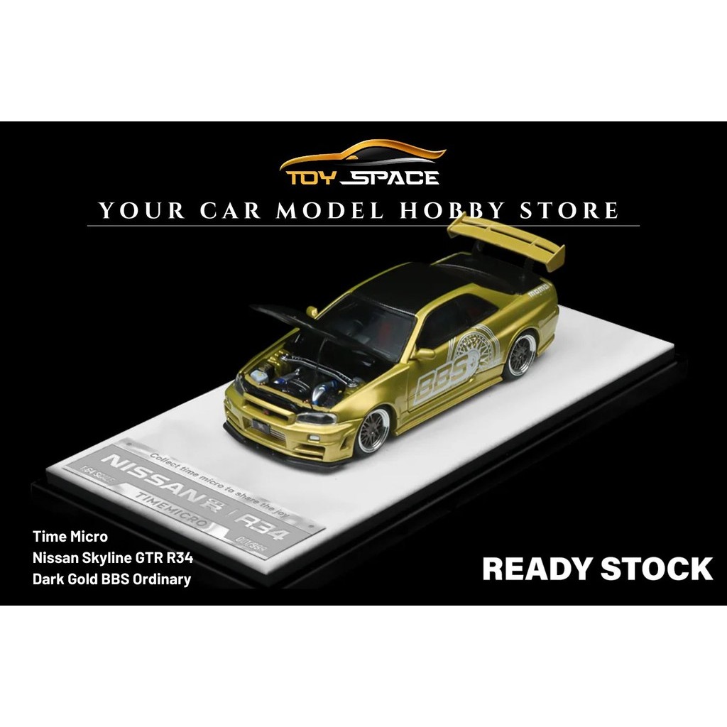 [TIME MICRO] 1/64 Nissan Skyline GTR R34 | Shopee Singapore