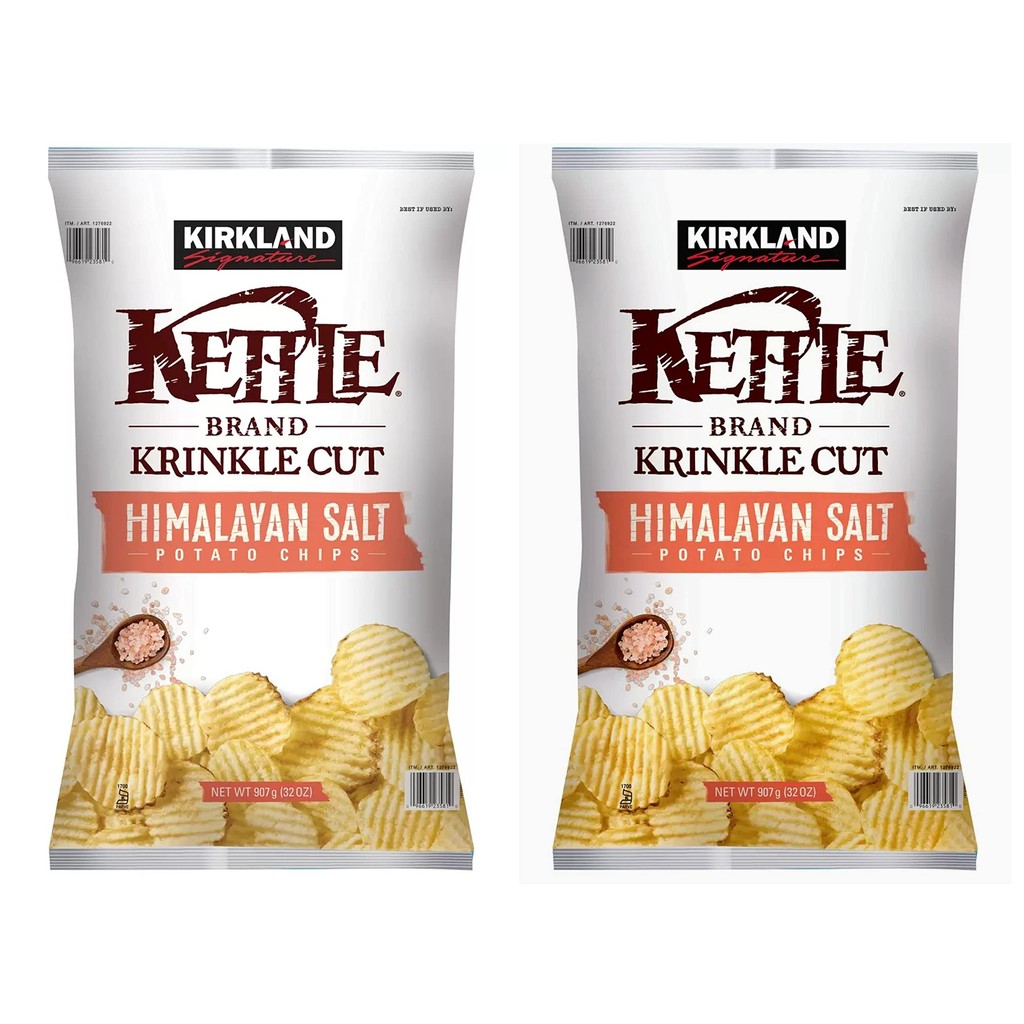 Kirkland Signature Kettle Pink Salt Potato Chips 907g x 2 bags Costco | Shopee Singapore