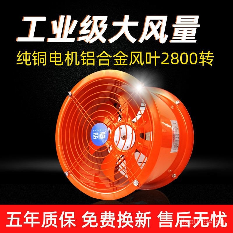 Extractor Fan Cylinder Wall-Mounted Kitchen Industrial High-Power ...