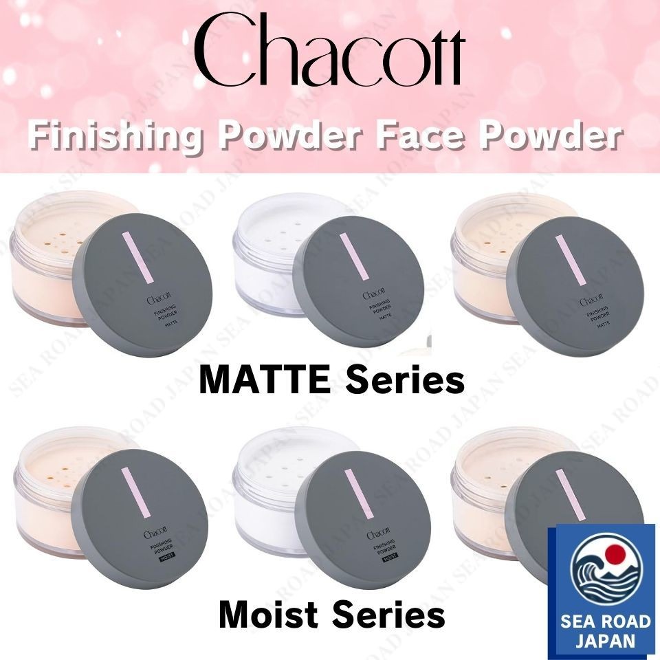 Chacott Finishing Powder Face Powder Matte / Moist / tow puff | Shopee ...