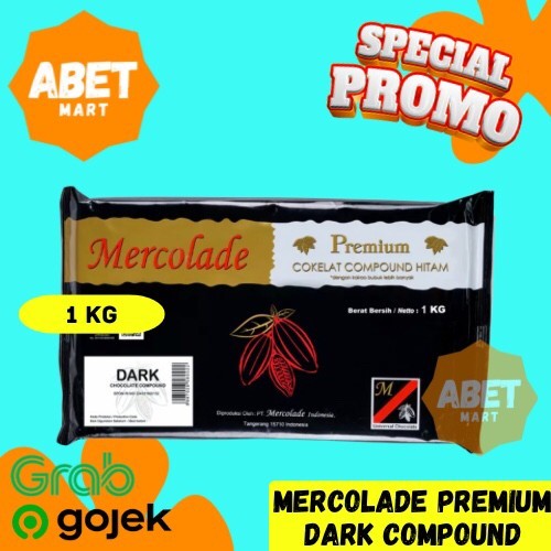 Mercolade Premium Dark Chocolate Compound 1Kg - 1 Kg Chocolate Bar ...