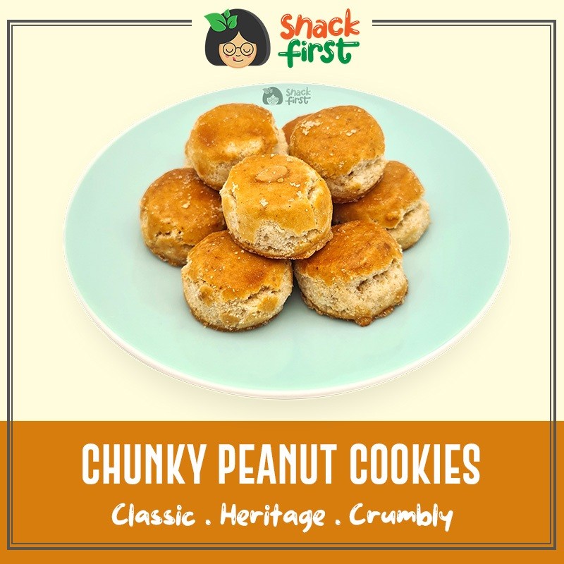 SnackFirst Chunky Peanut Cookies 150g/600g Heritage Asian Delights ...
