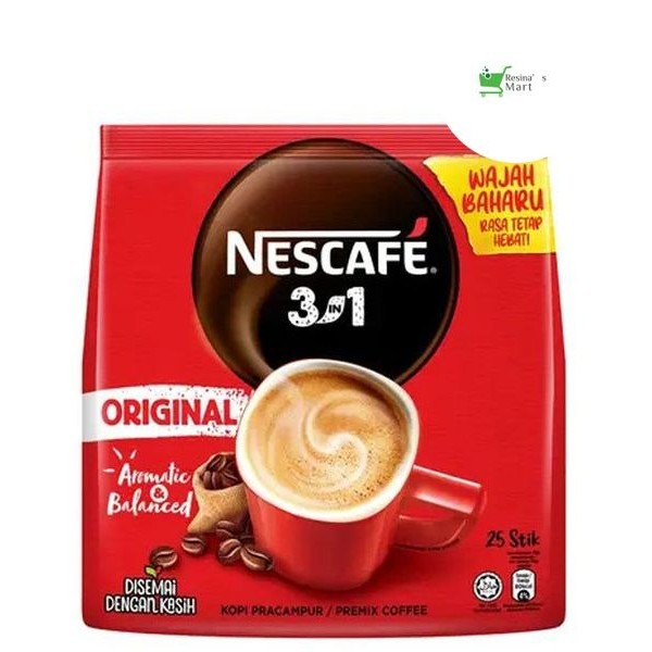 Nescafe 3 in 1 Original Instant Coffee 18g x25s | Shopee Singapore