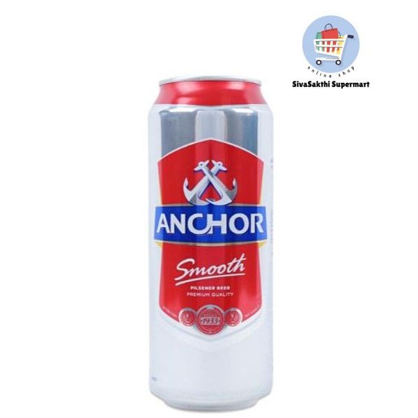 Anchor Smooth Pilsener Beer 500ml | Shopee Singapore