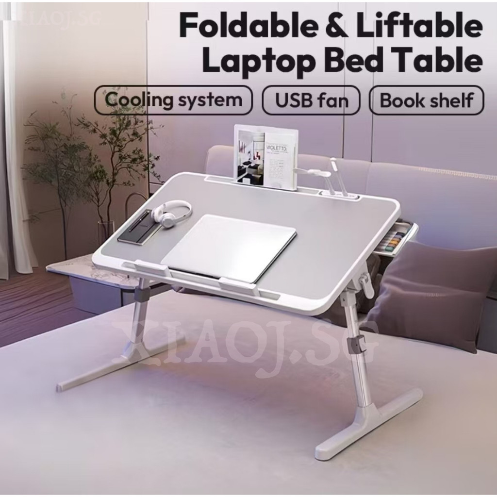 XJ Multi-purpose Foldable laptop Table lazy Table Bed Table Computer ...