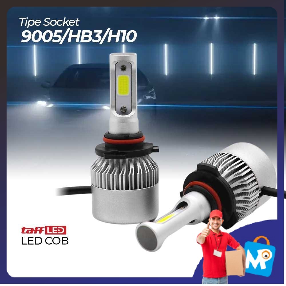 TaffLED COB LED Car Headlight Headlamp 8000 Lumens IP65 Cool White - S2 ...