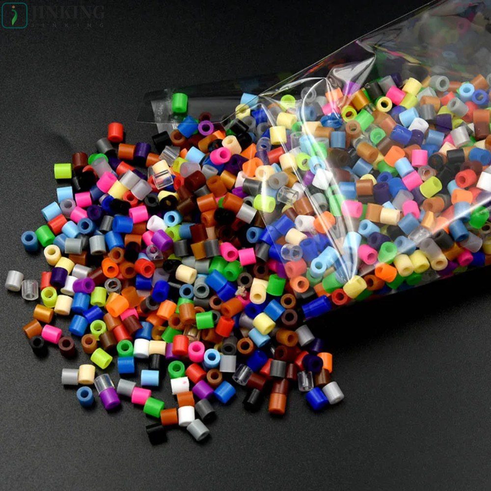 JINKING 1000 pcs/Bag Perler Fuse Beads, Rainbow Color Children Toy ...