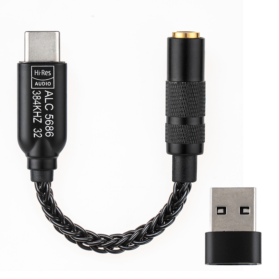 Realtek ALC5686 USB-C To 3.5mm DAC Earphone Amplifier with Digital ...