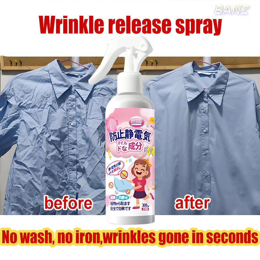 Wrinkle releaser spray Anti-static fabric softener No-iron wrinkle ...