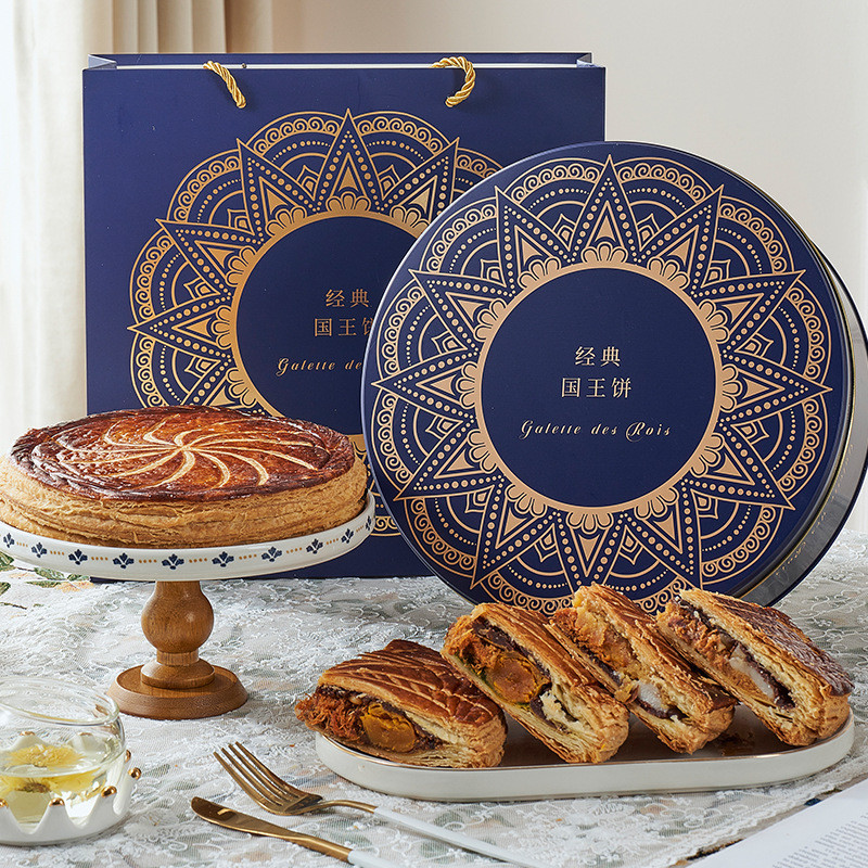 French King Large Mooncake Handmade Crispy Pastry Mid-Autumn Internet ...