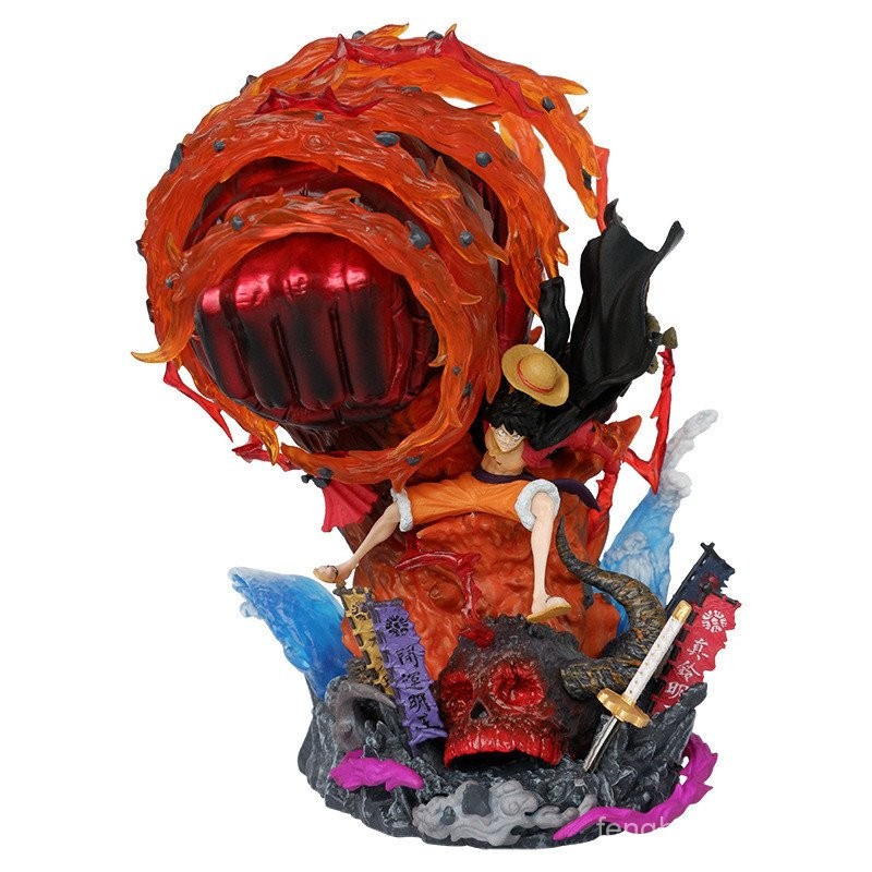 Industrial Fire Luffy Hand Office One Piece Series Hand Office Luffy ...