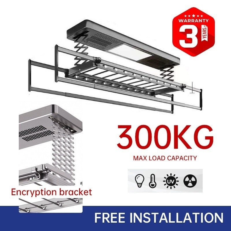 Automated Laundry Rack Smart Laundry System Clothes Drying Rack Control ...