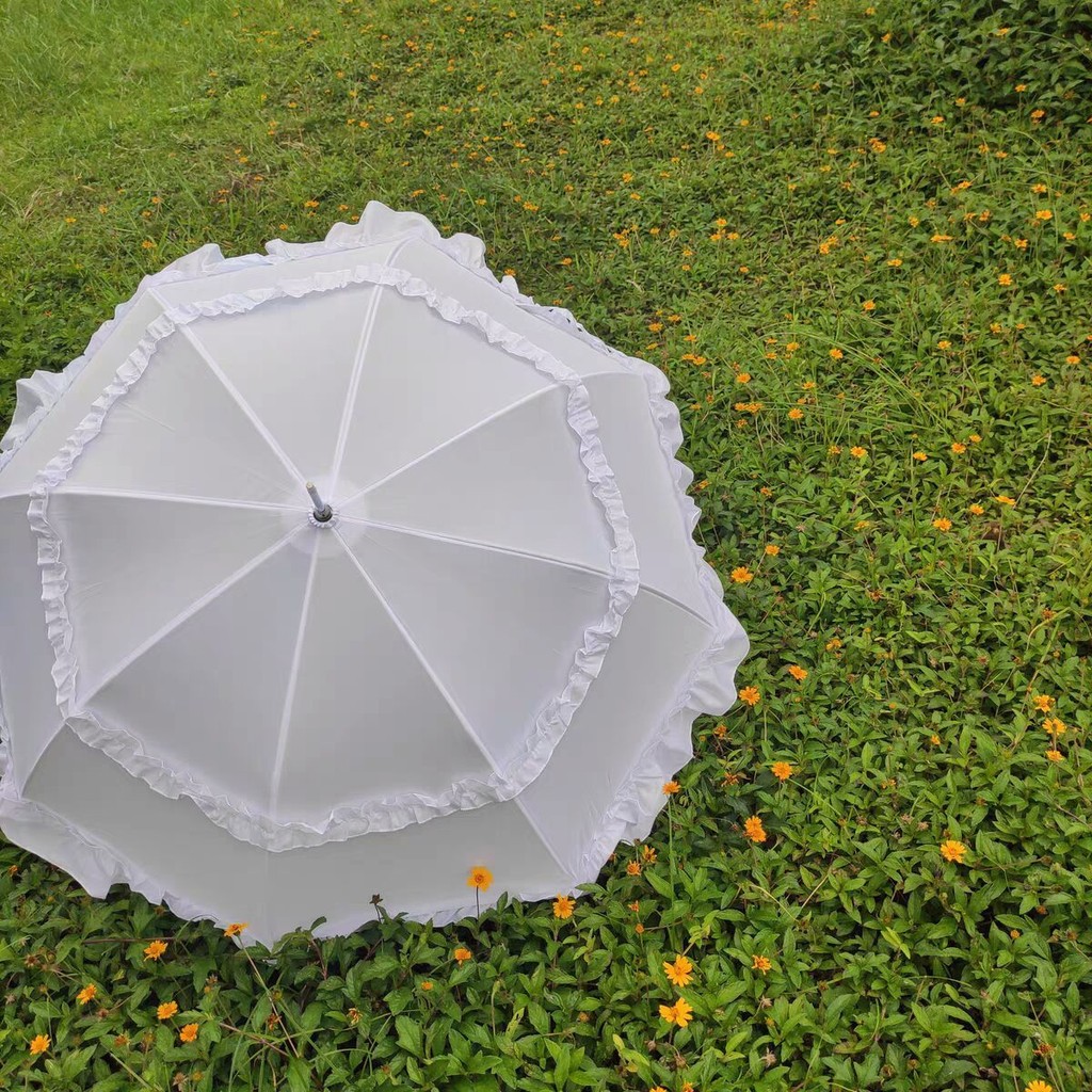 QMCX Original lolita Bride Parasol Japanese Lolita Palace Style Long ...