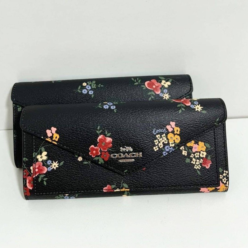 Coach Slim Envelope Wallet | Shopee Singapore