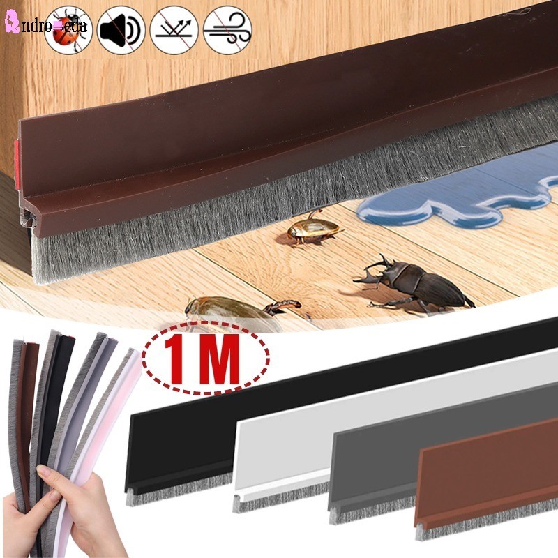 Adjustable Weatherstrip with Silent Brush 1M Self Adhesive Gap ...