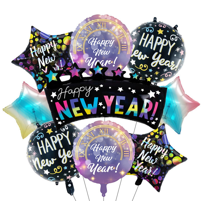 2025 New Year Balloon Set Happy New Year Holiday Party Family Party ...