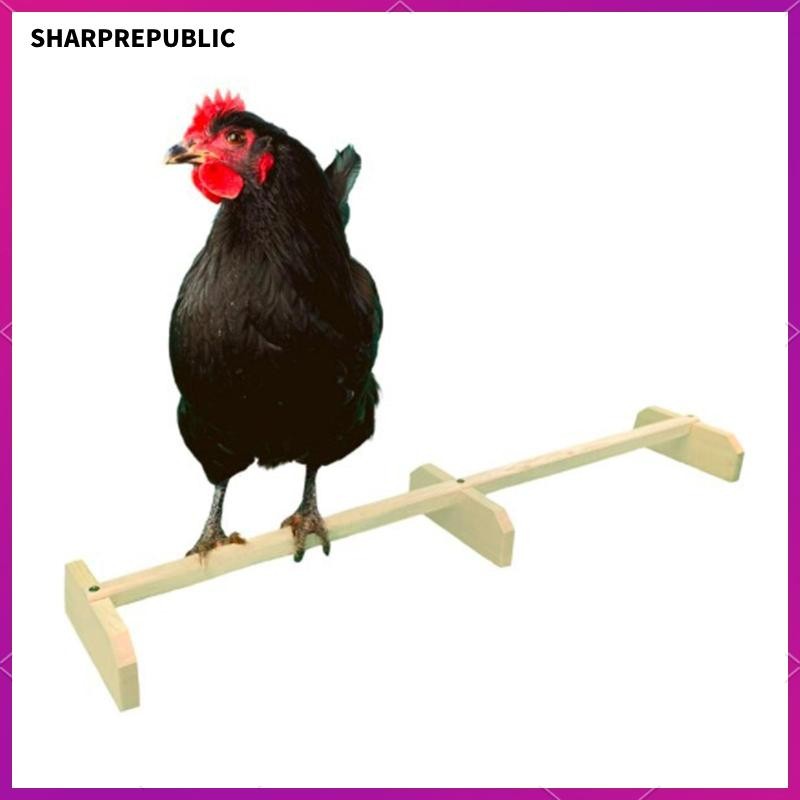 [Sharprepublic] Chicken Perch Roosting Bar Chicken Wood Stand Chicken ...