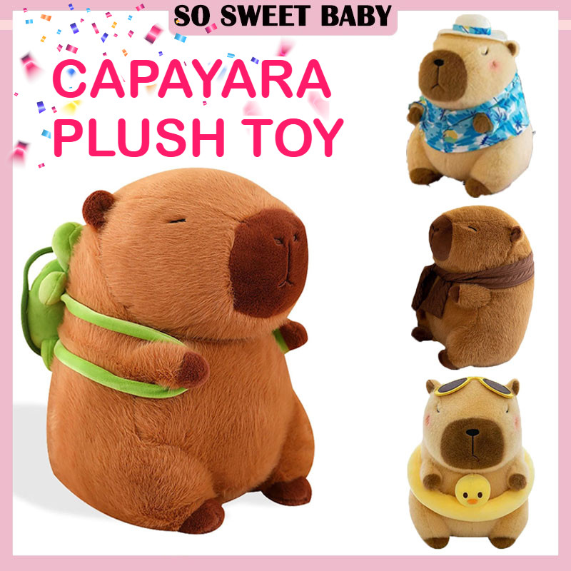 Capybara Plush Toy Capibara Plushie Stuffed Animal Soft Doll Fluffty ...
