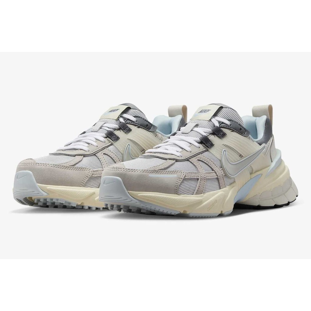 FZ3596-072 Nike V2K Run Light Bone Light Iron Ore Smoke Grey Metallic ...