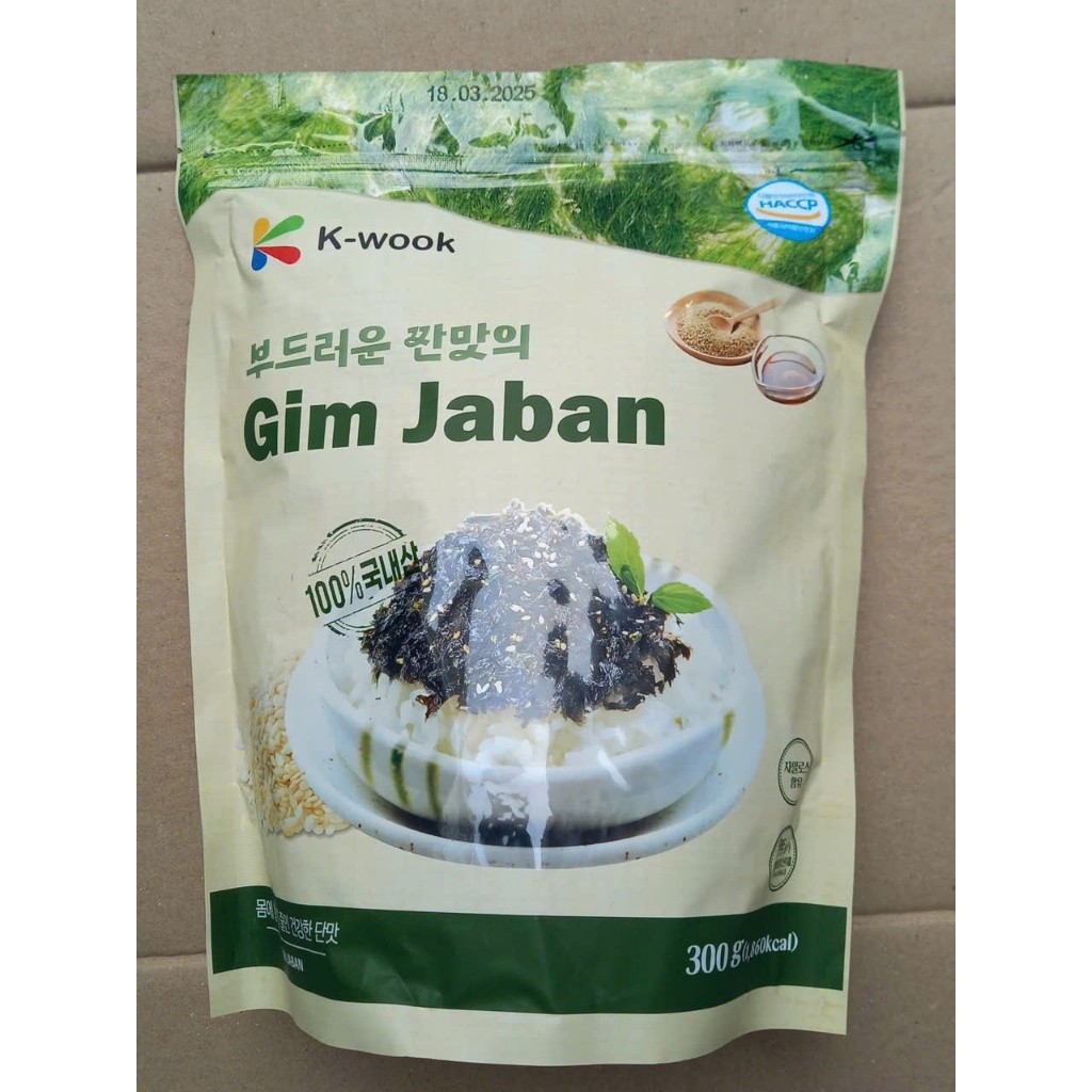 K-wook Shredded Seaweed with Sesame 300g (Gm Jaban) | Shopee Singapore
