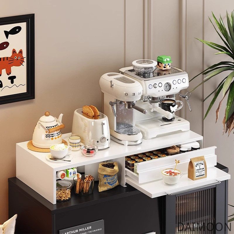 【Hot Sale】Extendable Coffee Machine Shelf Rack - Pull Out Drawer ...