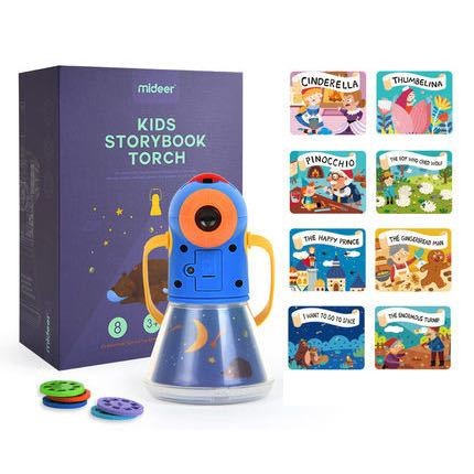 [SG] Mideer Kids Projector Storybook Torch Kids Educational Toys Story ...