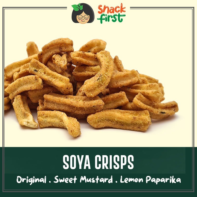 SnackFirst Soya/Soy Crisps from Australia 150g/600g -Sweet Mustard ...