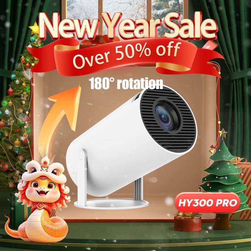 HY300Pro LONAISCI New Upgrade Mini WiFi Projector Full HD Home Theater ...